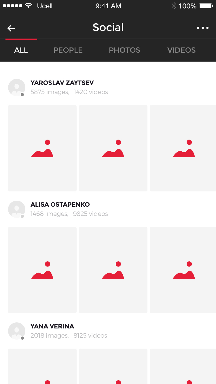 Oculus iOS Wireframe UI Kit by Qo7 | ThemeForest